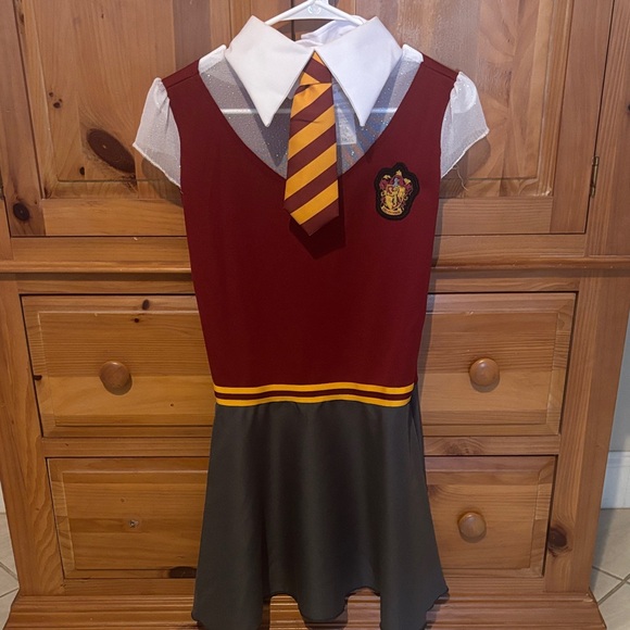 Other | Harry Potty Womans Costume Red And Gray School Uniform Dress ...